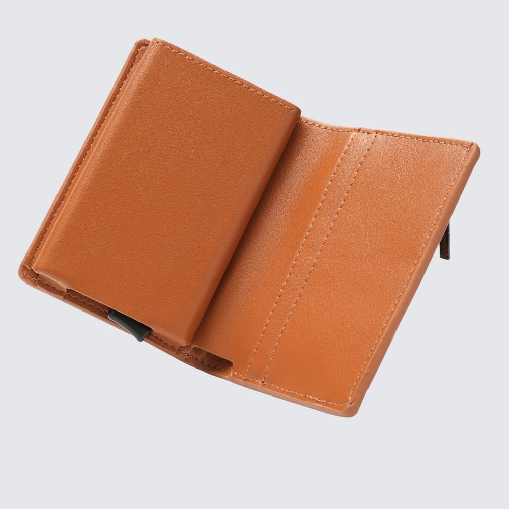 Stanley Tan Wallet - RFID-blocking Vegan Leather Wallet